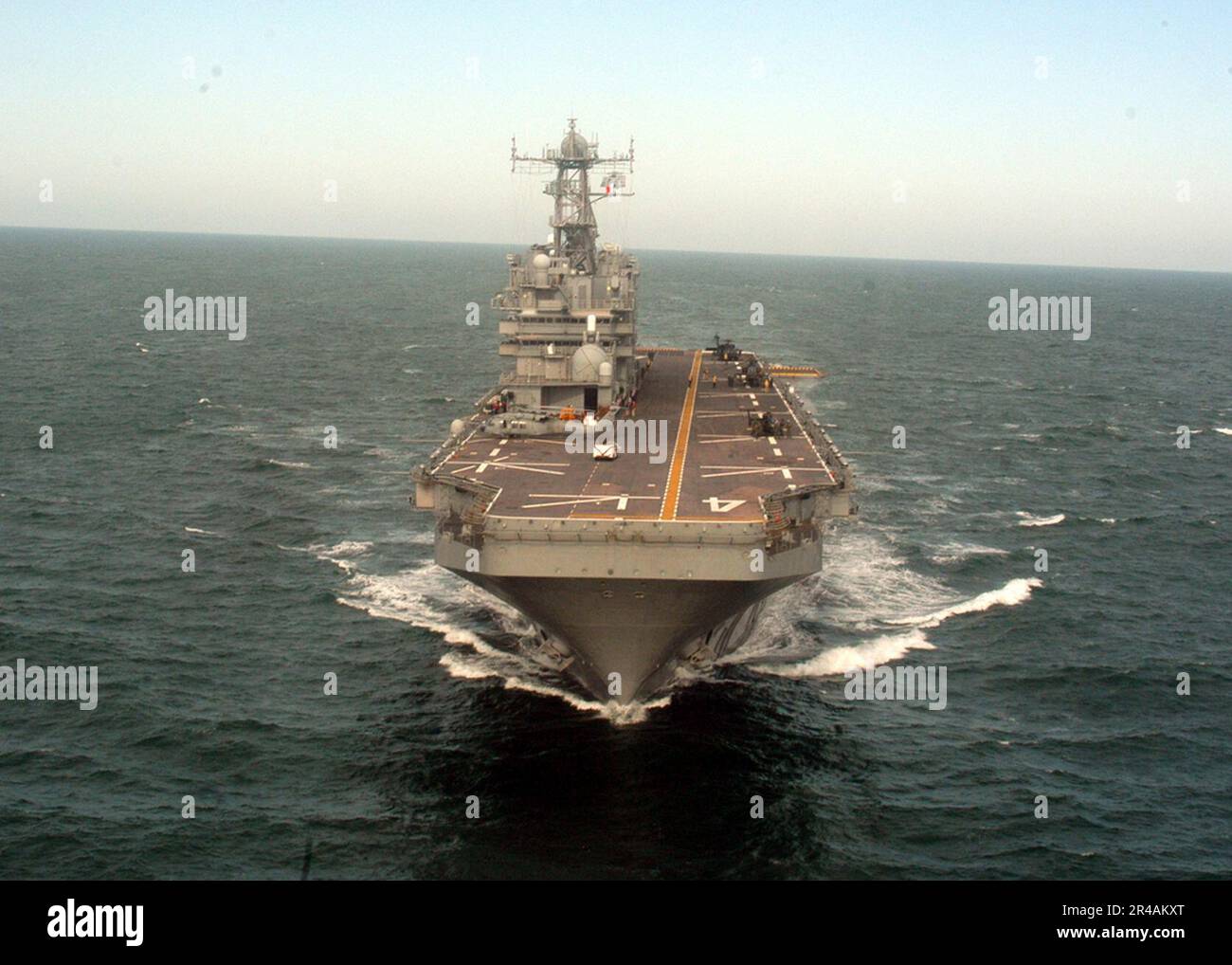 US Navy The amphibious assault ship USS Nassau (LHA 4) underway off the ...
