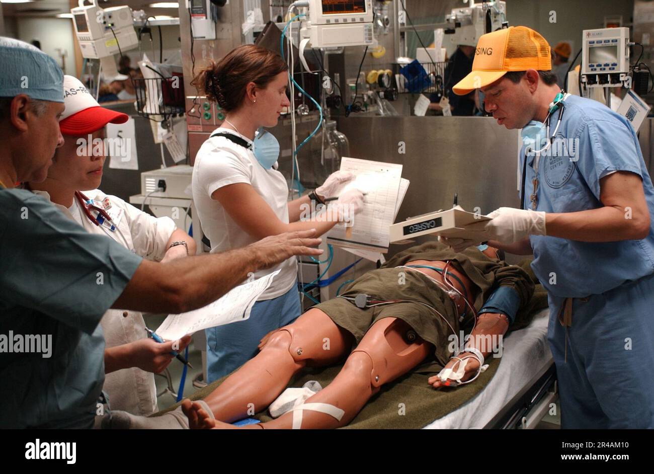 US Navy Volunteers of the non-governmental organization Project Hope ...