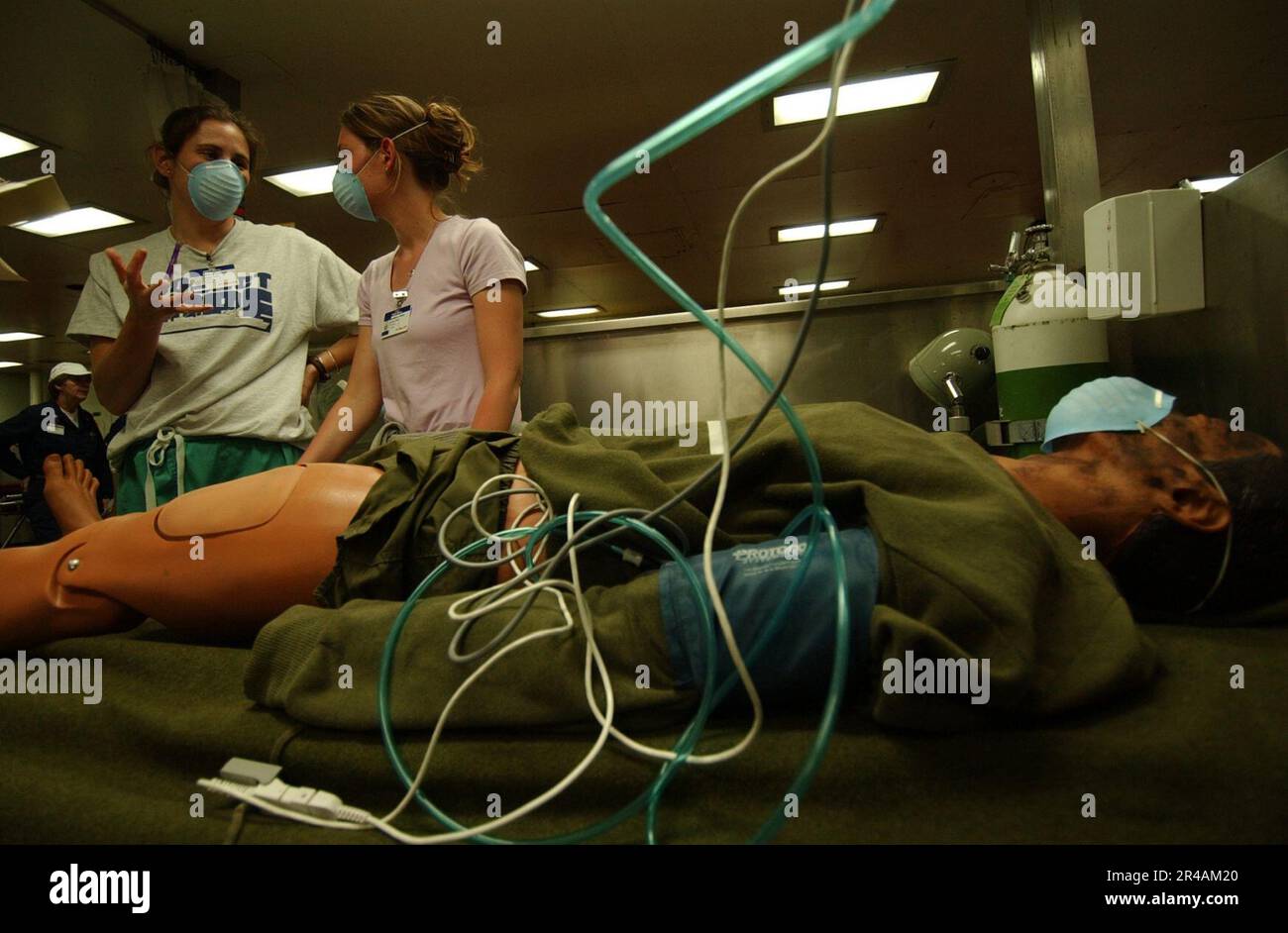 US Navy Volunteers of the non-governmental organization Project Hope ...