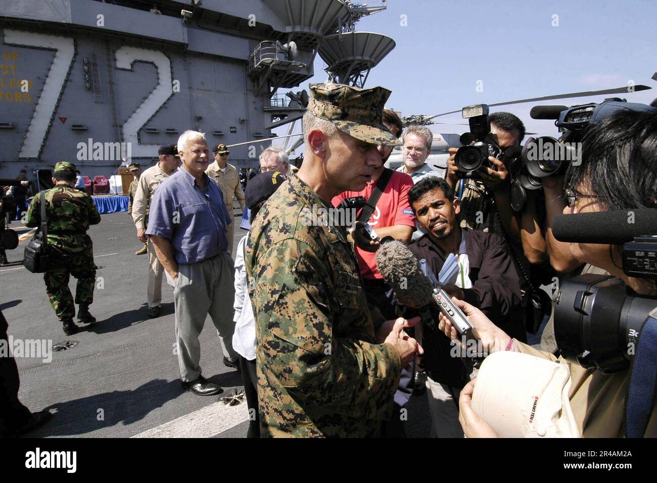 US Navy Commander Combined Support Forces Indonesia Stock Photo - Alamy