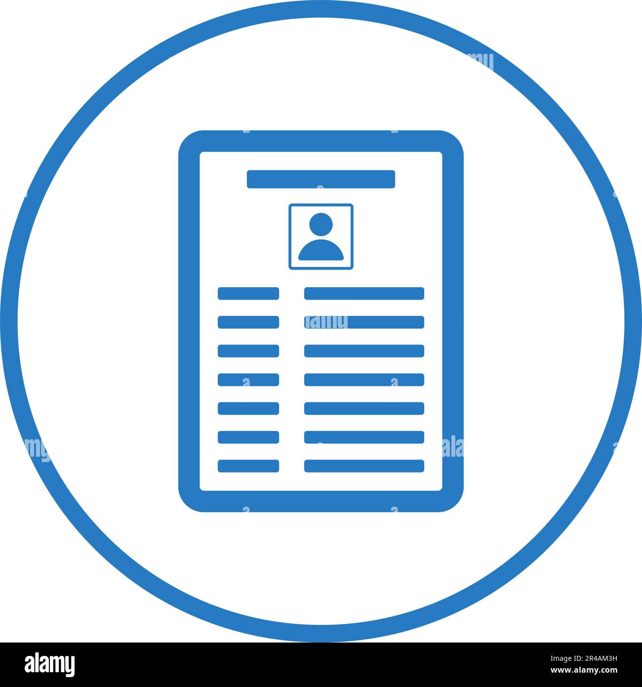 CV, personal profile icon. use for designing and developing websites ...