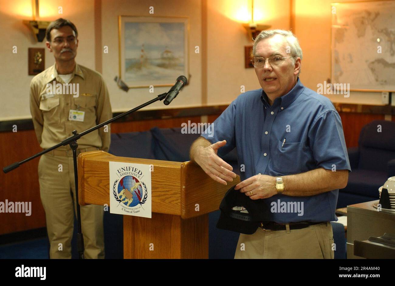 US Navy U.S. Ambassador to Indonesia, the Honorable Lynn Pascoe, speaks ...