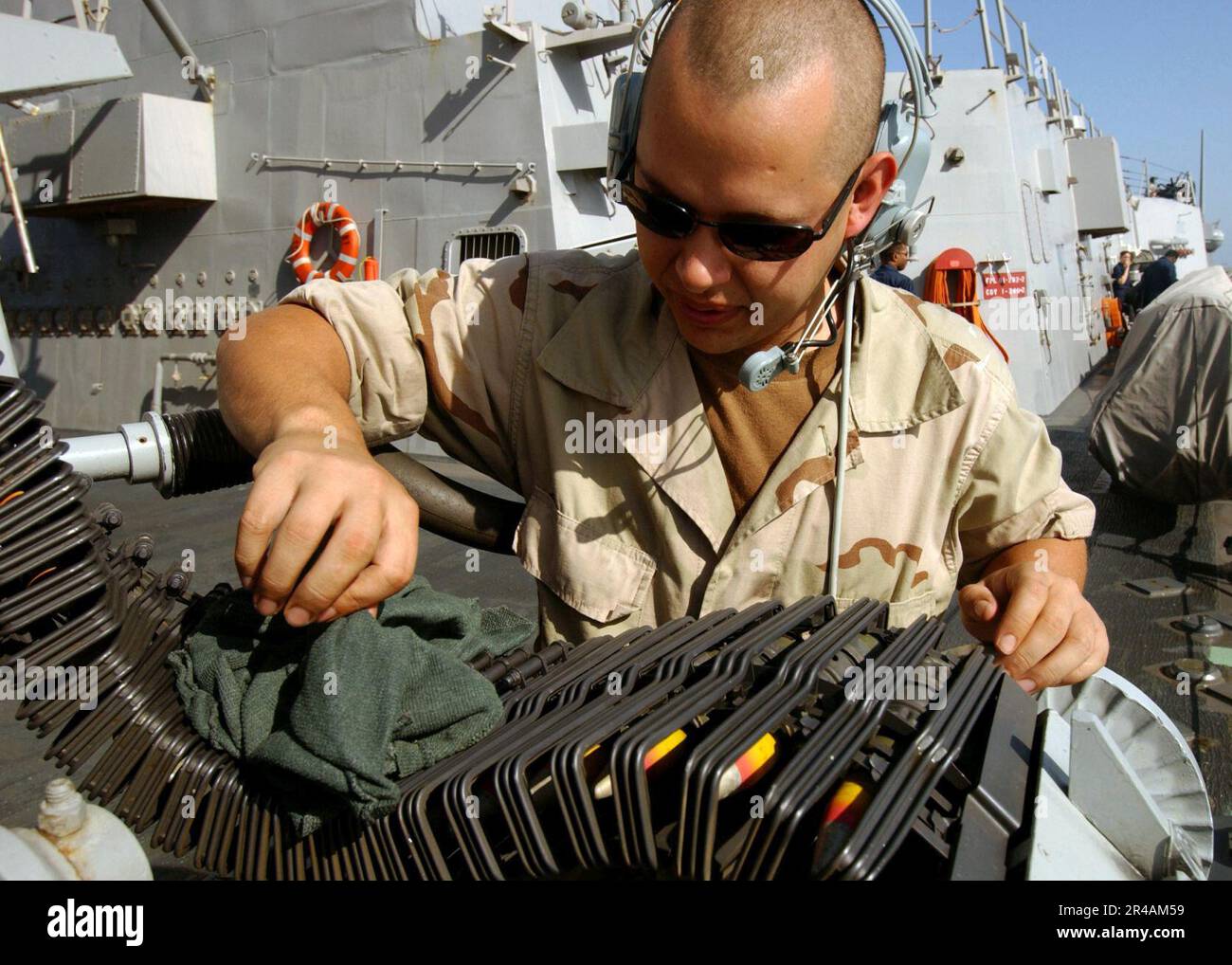 US Navy Gunner's Mate Stock Photo - Alamy