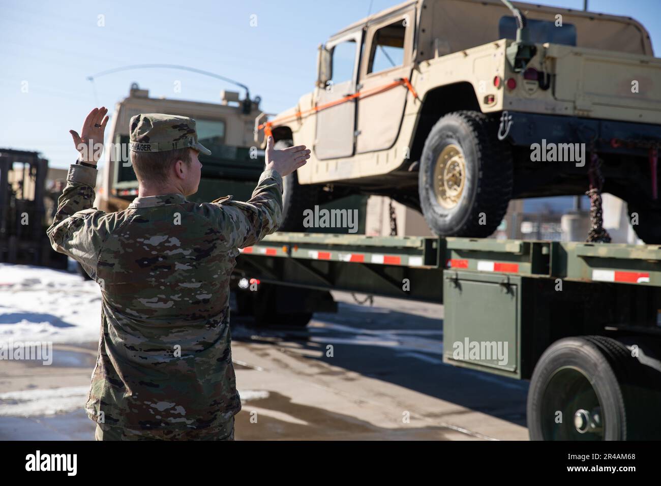 U.S. Army Reserve Sgt. Jace Schwager, an Army Motor Transport Operator ...
