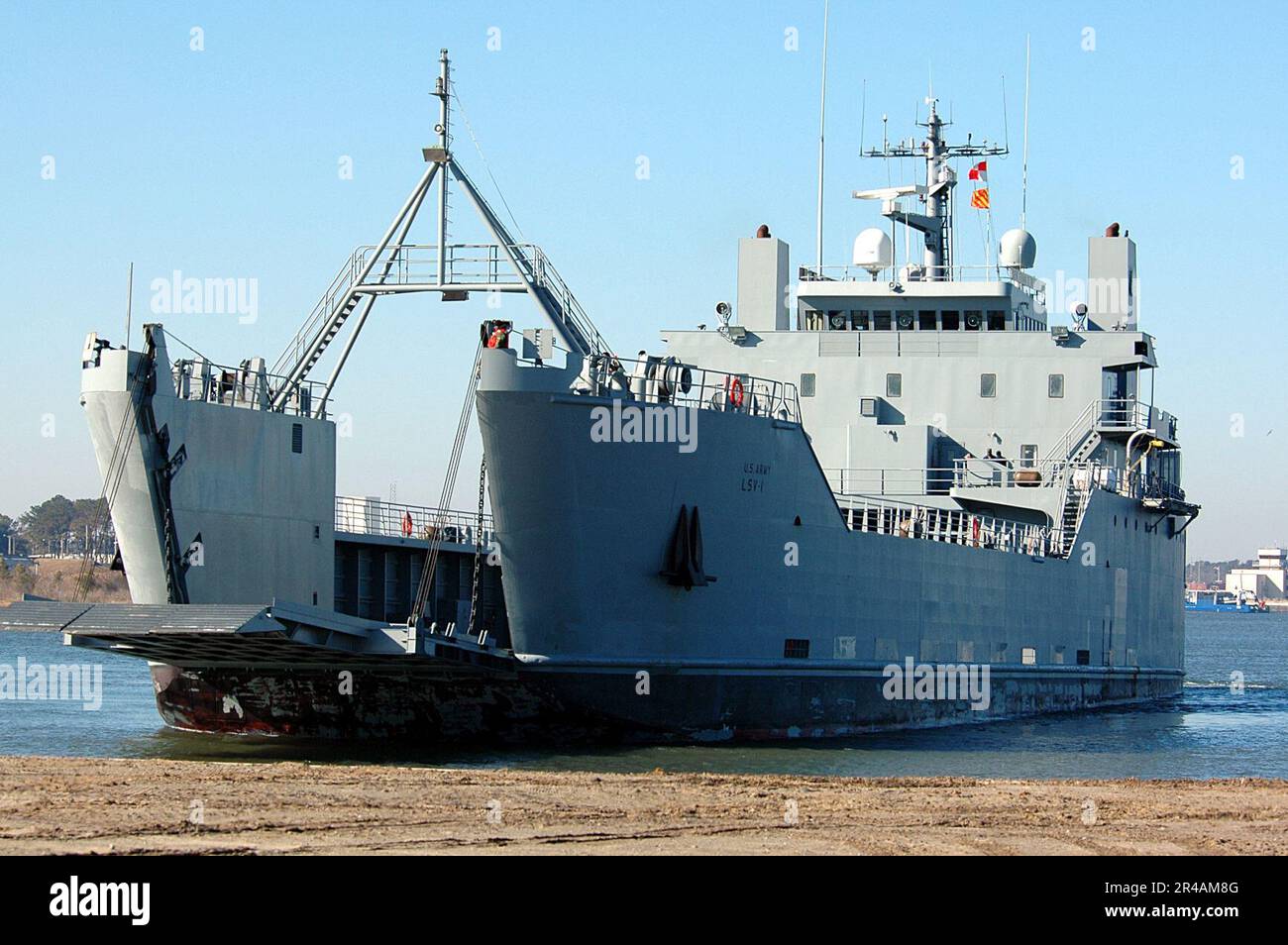 US Navy The U.S. Army logistic support vessel General Frank S. Besson ...
