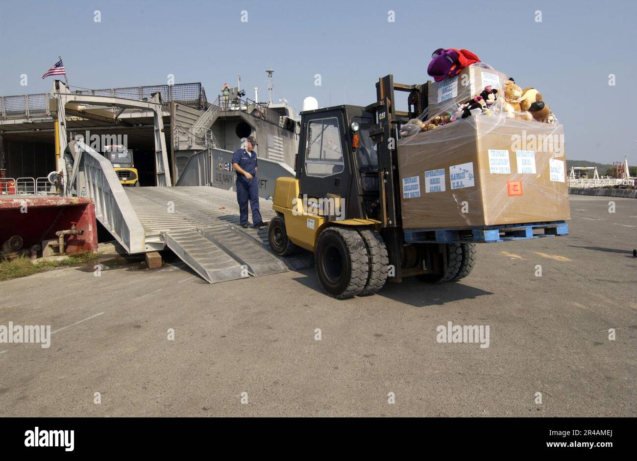 US Navy Toys donated from Military personnel stationed in Hawaii are ...