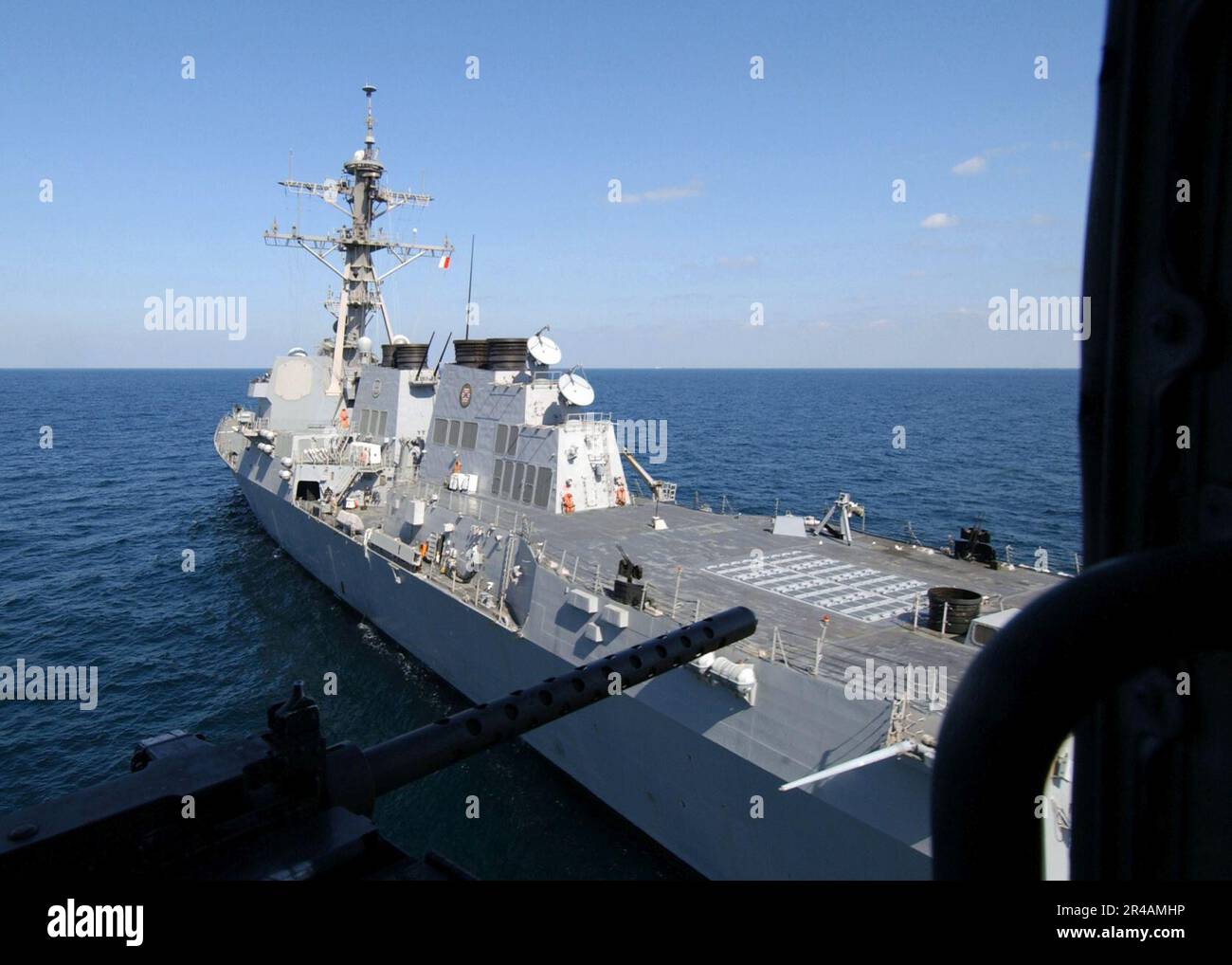 US Navy The guided missile destroyer USS Mason (DDG 87) underway in the ...