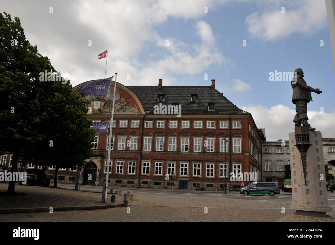 26 May 2023/Danish ministry of finance building in danish capital ...