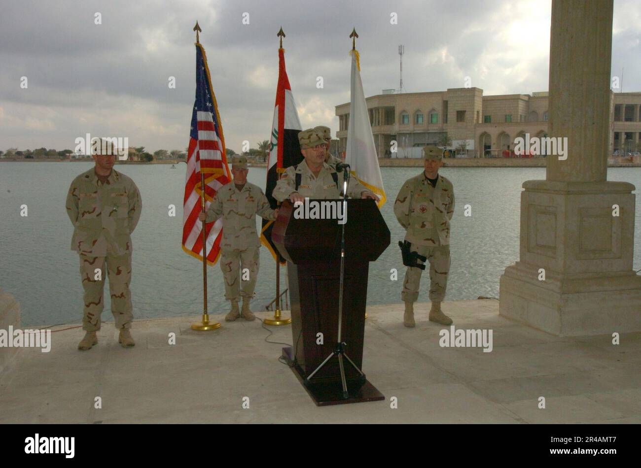 US Navy U.S. Army Brig. Gen. Richard P. Formica of III (US) Corps ...