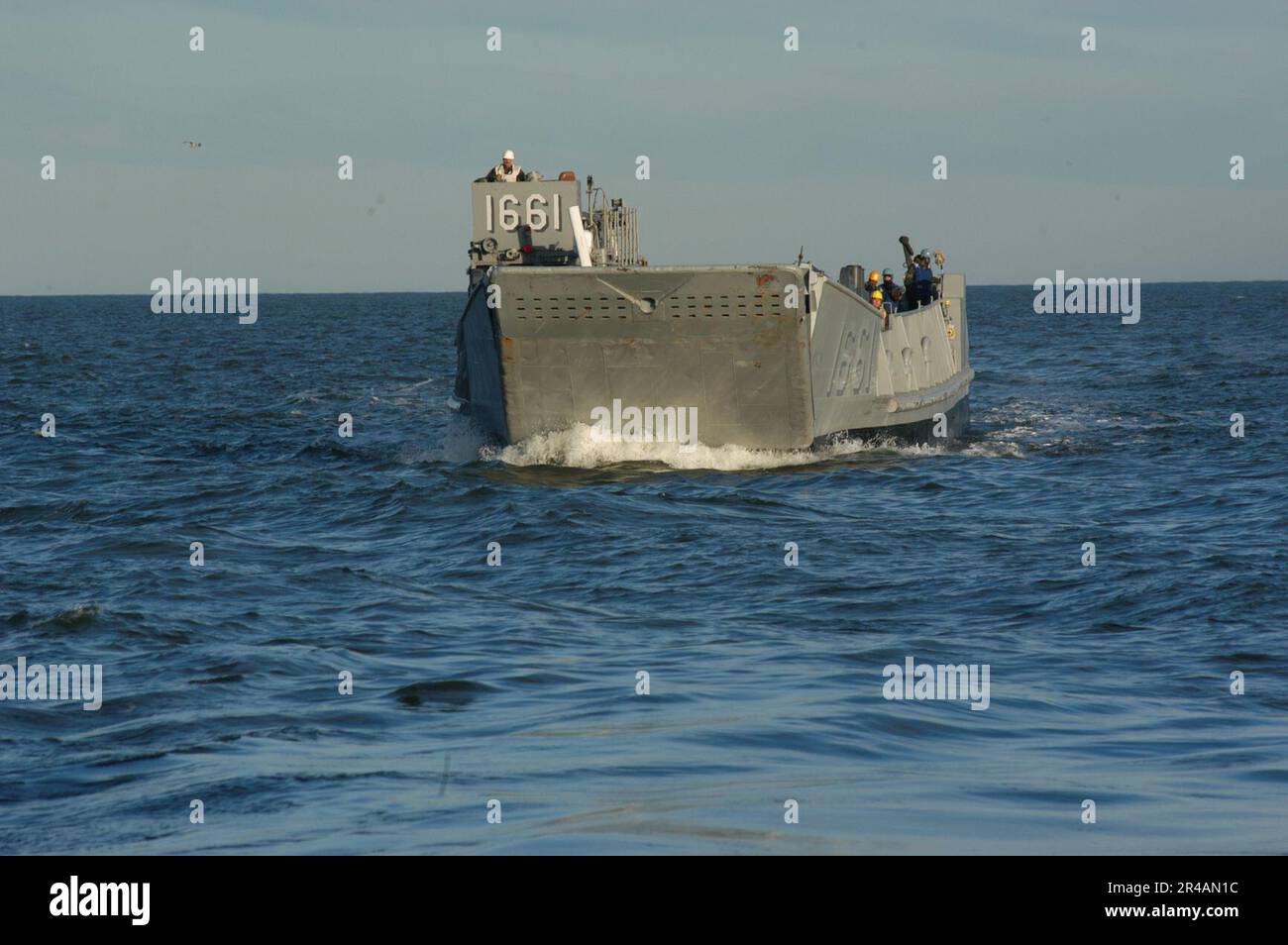 Us Navy A Landing Craft Unit Lcu Assigned To Assault Craft Unit Two