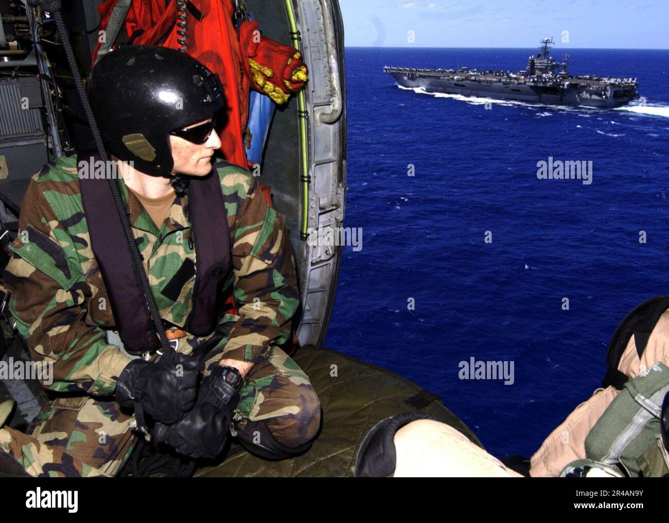 US Navy Officer in Charge, Explosive Ordnance Disposal Mobile Unit ...