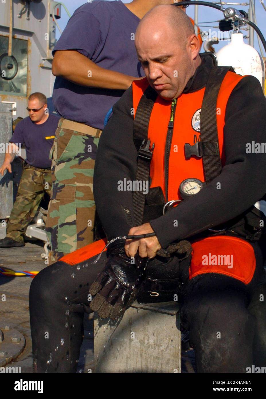 US Navy Navy Dive Officer Stock Photo - Alamy