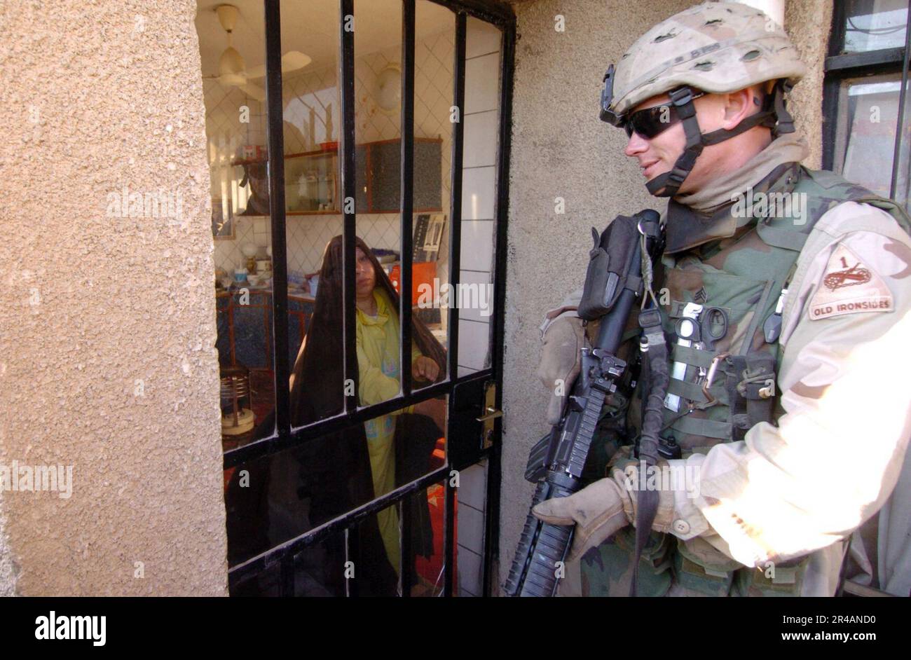 US Navy A U.S. Army Soldier, assigned to the 2nd Brigade Combat Team ...