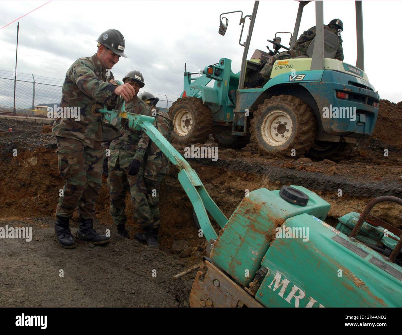 US Navy Equipment Operator Stock Photo - Alamy