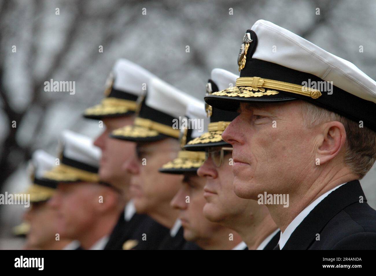 US Navy Commander, Naval Reserve Force, Vice Adm. John G. Cotton ...