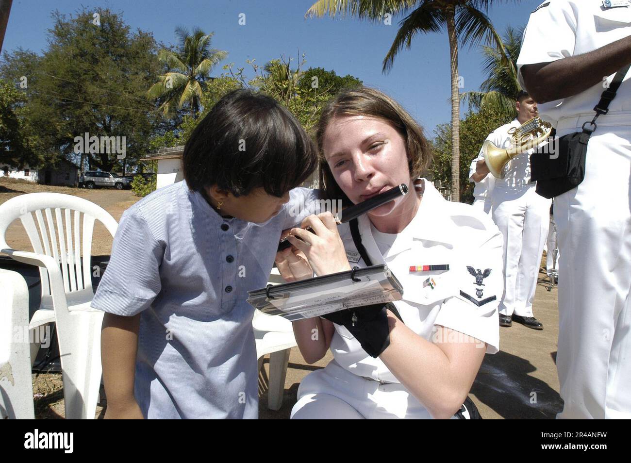US Navy Musician Stock Photo - Alamy