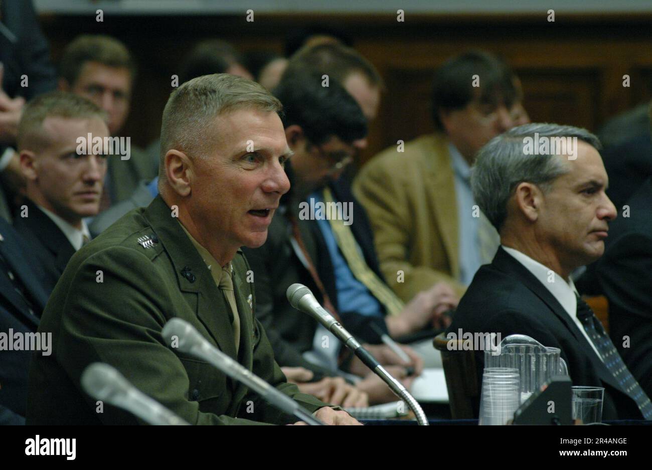 US Navy Commandant of the Marine Corps Gen. Michael W. Hagee, testifies ...