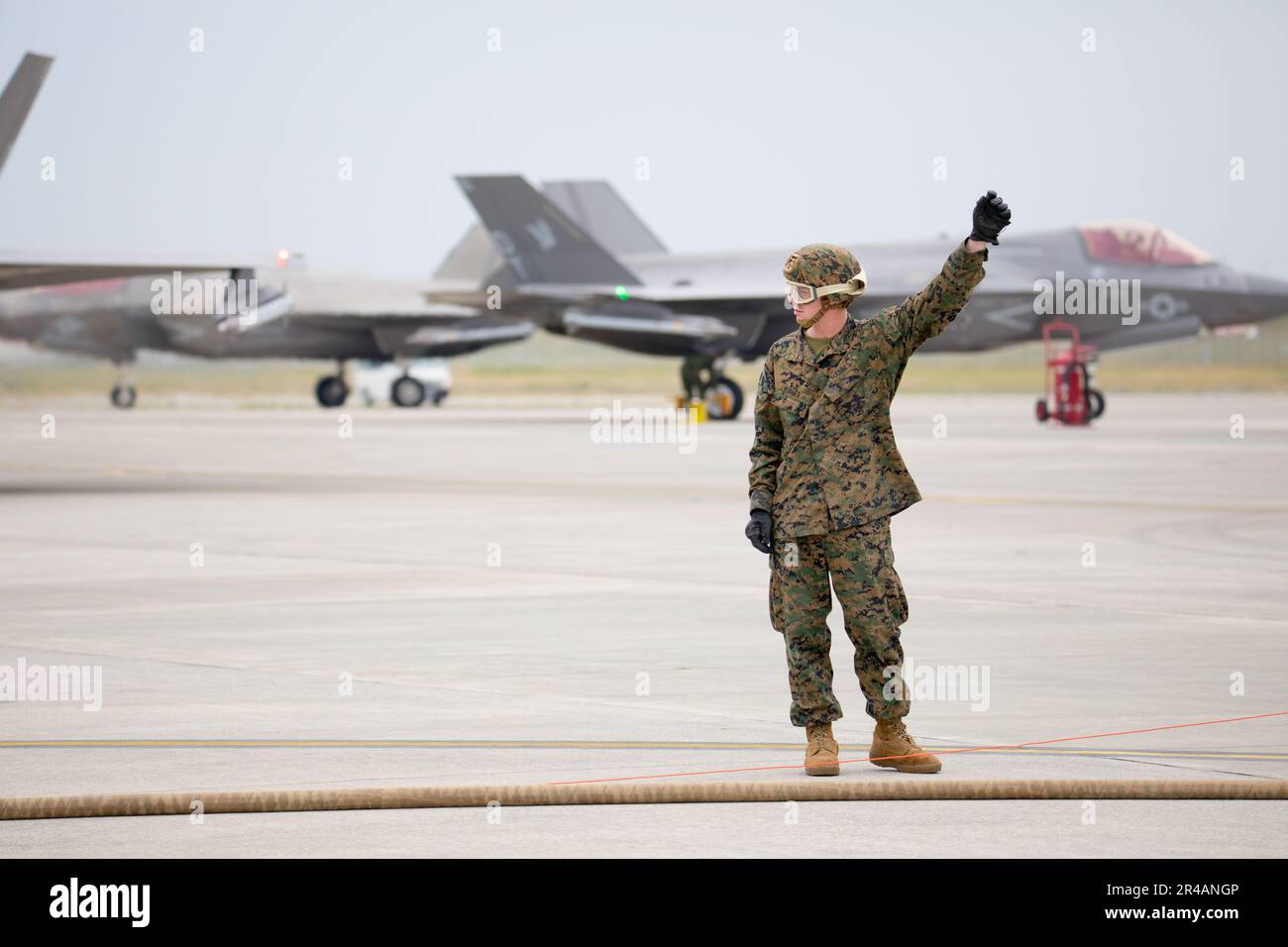 U.S. Marine Corps PFC James Runner, a bulk fuel specialist with Marine ...