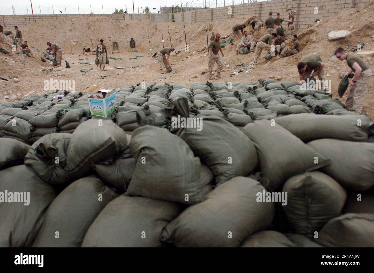US Navy U.S. Marines and Sailors assigned to 1st Marine Division, 2nd ...