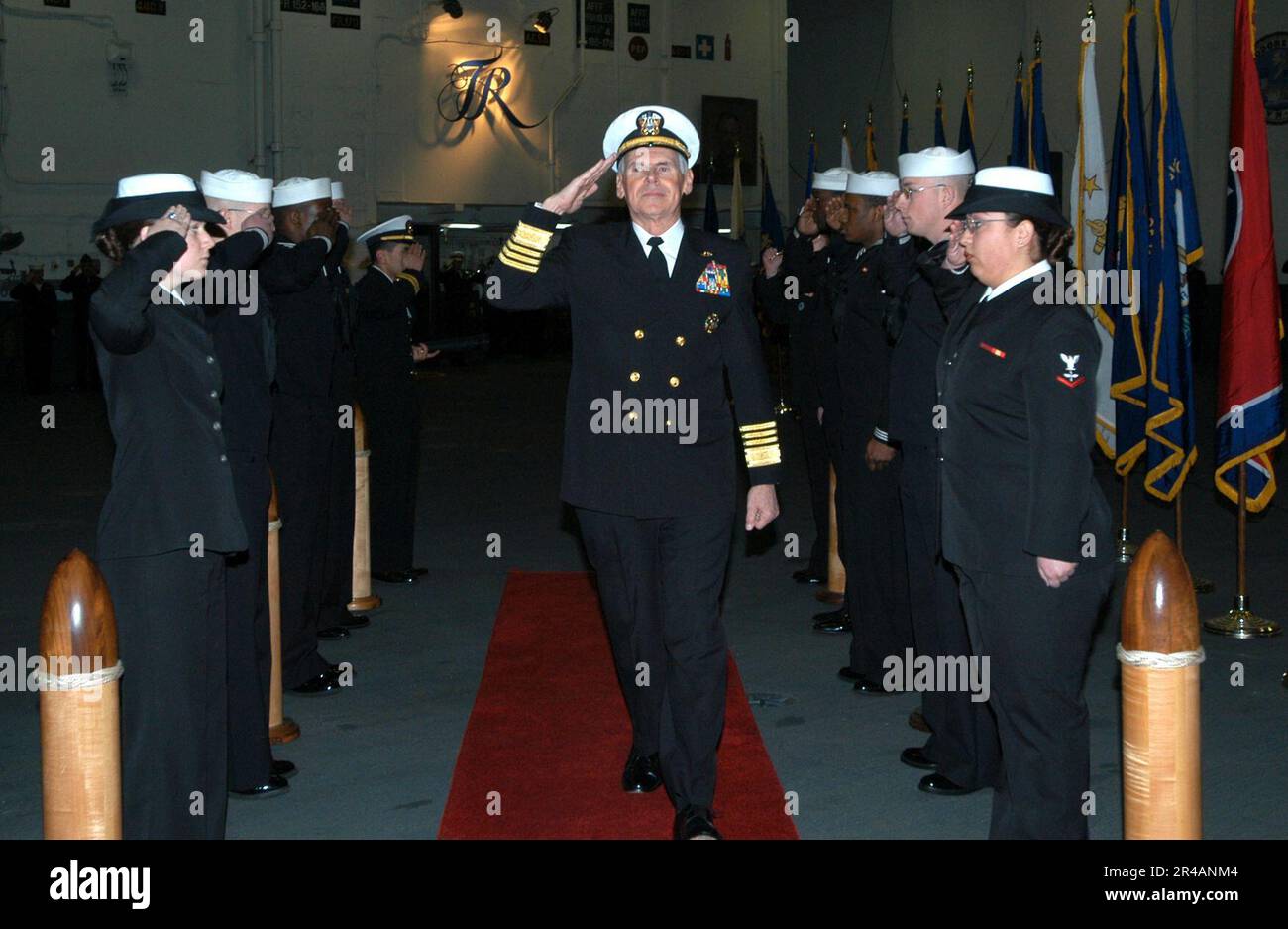 US Navy Commander, Fleet Forces Command, Adm. William J. Fallon is ...