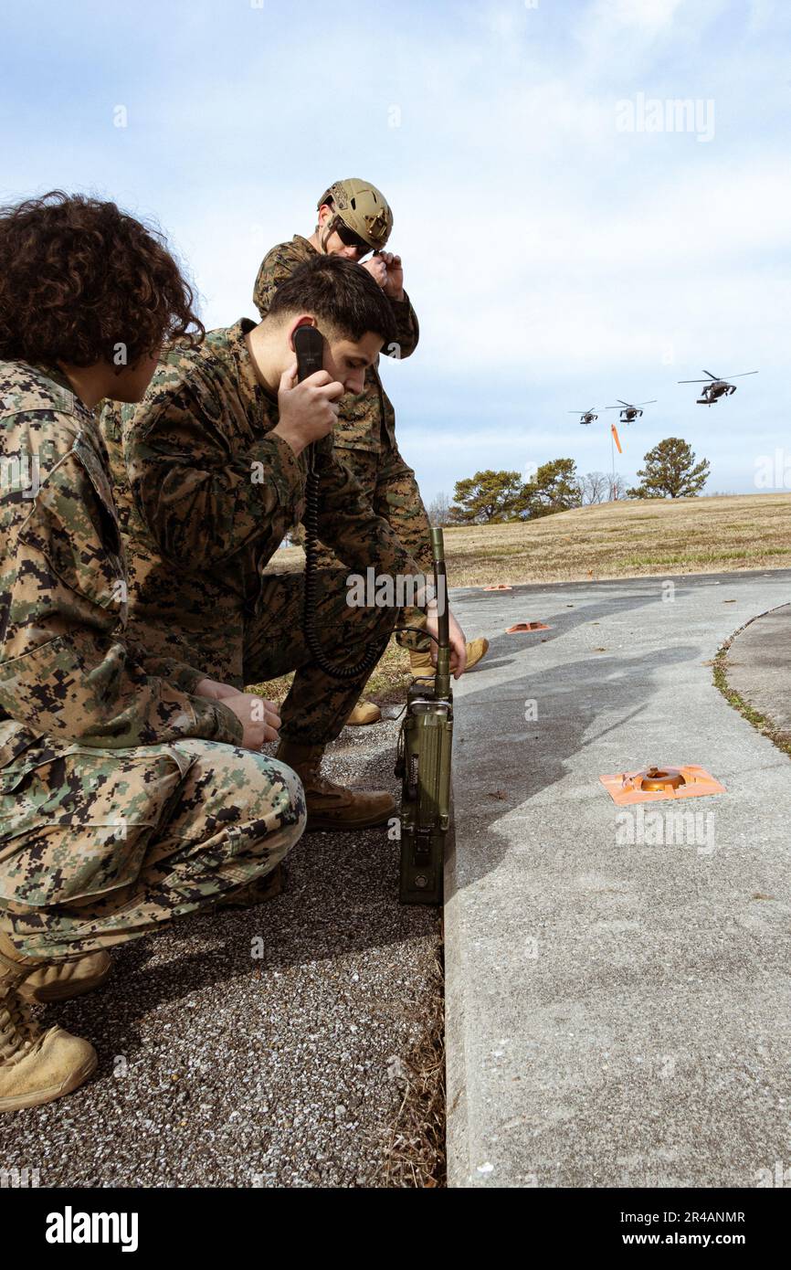 U.S. Marines with Chemical Biological Incident Response Force, relay ...
