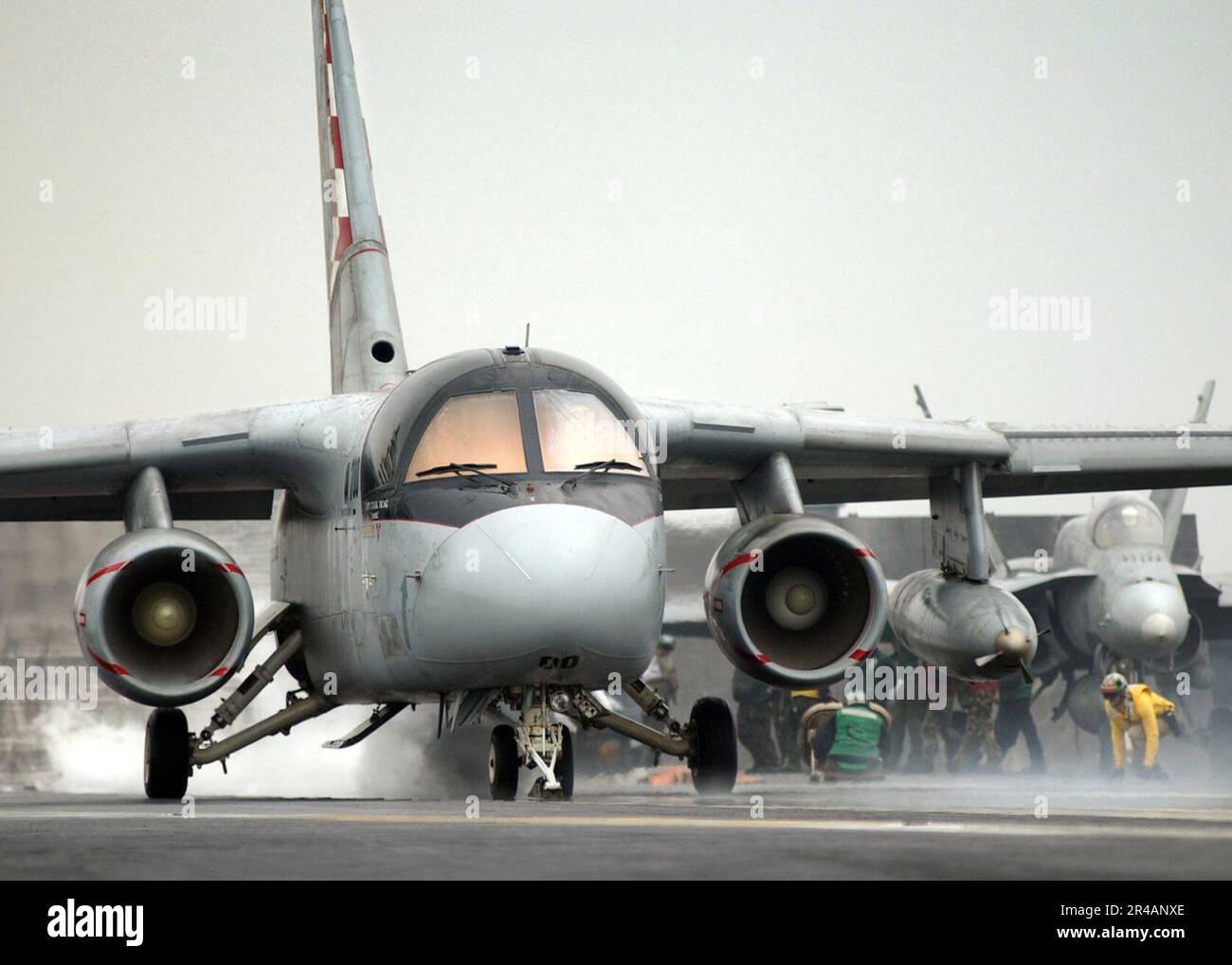 US Navy An S-3B Viking launches off the flight deck aboard the Nimitz ...