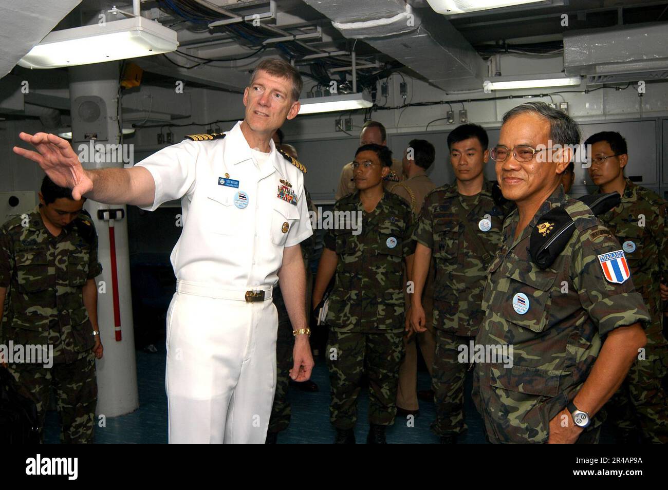 US Navy Commanding Officer, USS Blue Ridge (LCC 19 Stock Photo - Alamy