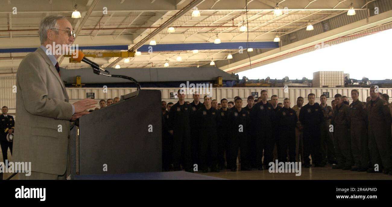 US Navy After presenting several awards, Secretary of the Navy (SECNAV ...