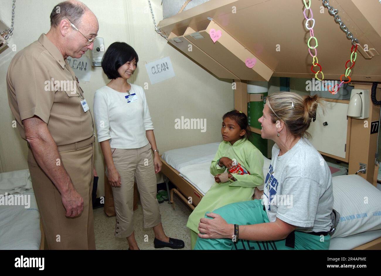 US Navy Surgeon, U.S. Pacific Command, Rear Adm. Robert D. Hufstader ...