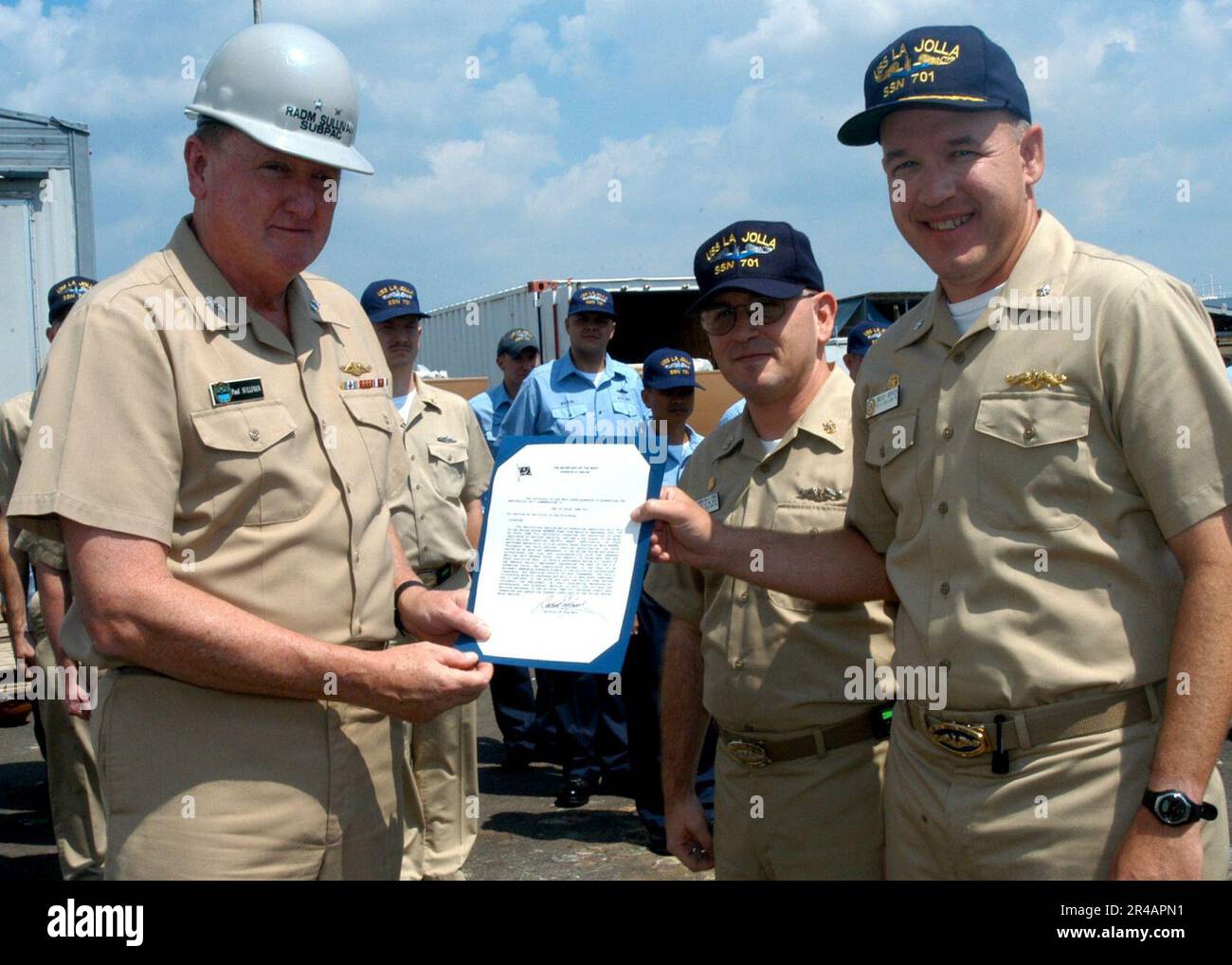 US Navy Commander, Submarine Force U.S. Pacific Fleet, Rear Adm. Paul ...