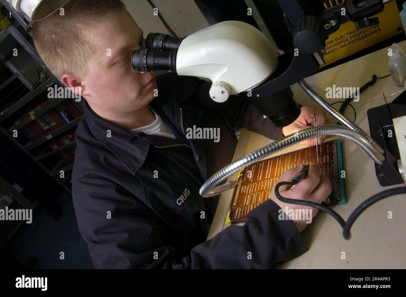 US Navy Aviation Electronics Technician Stock Photo - Alamy