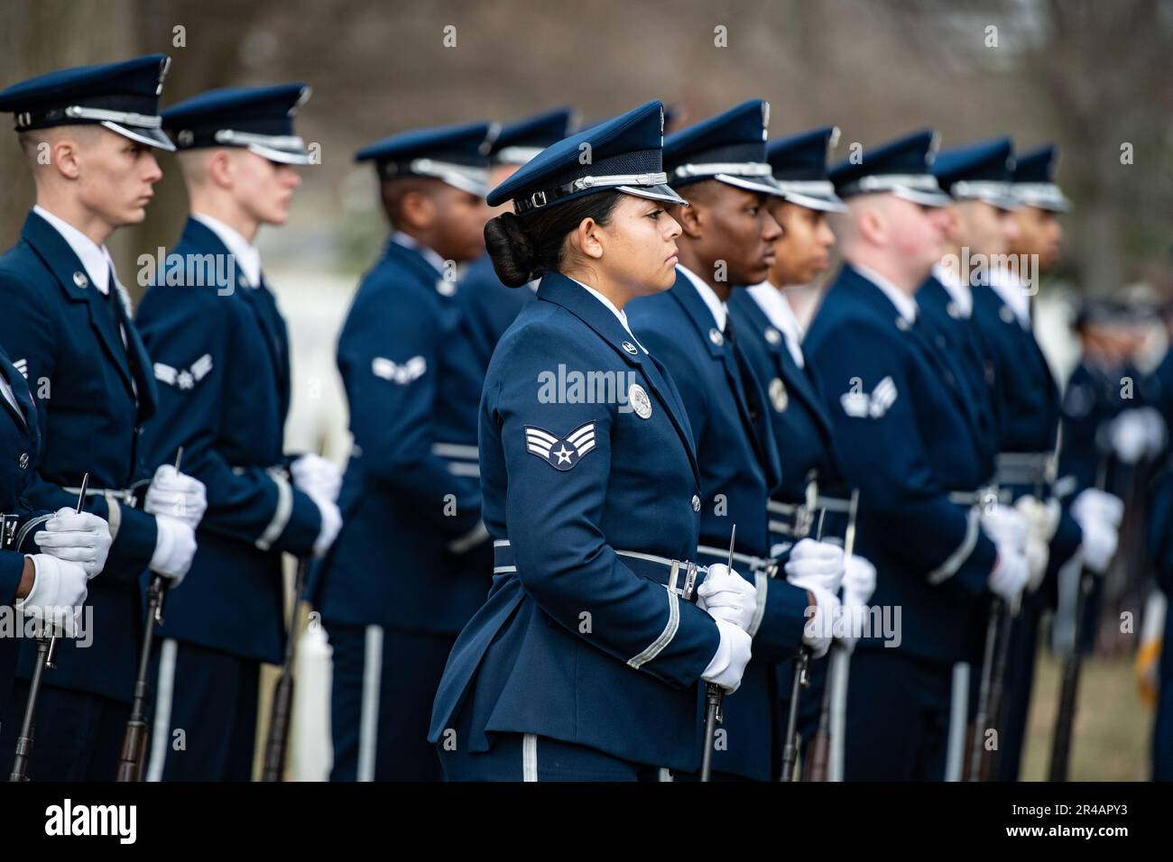 The U.S. Air Force Honor Guard and the U.S. Air Force Ceremonial Brass ...