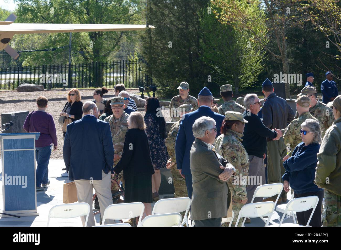 Family and friends reminisce following the annual Memorial Wall ...