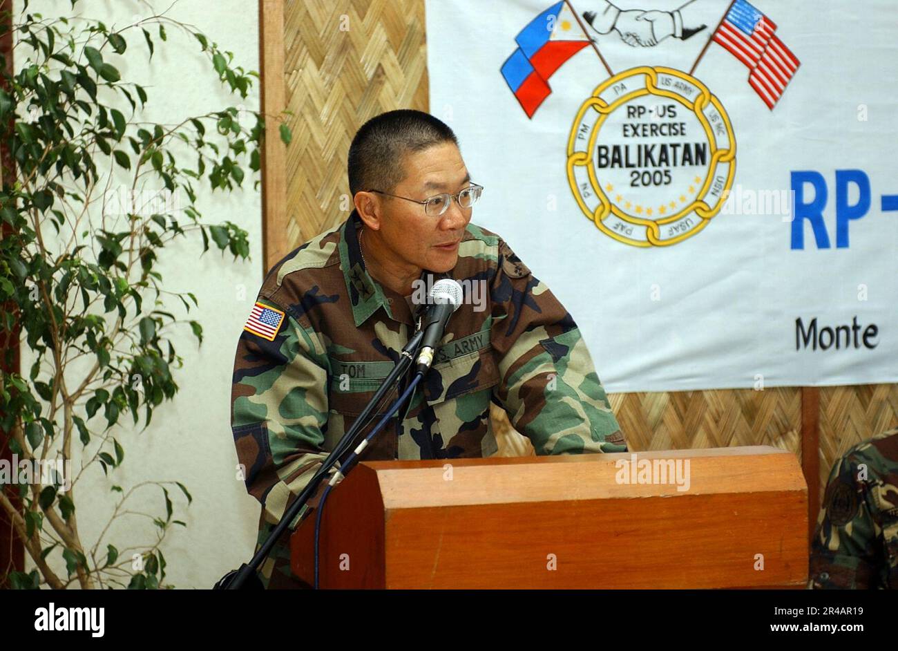 US Navy U.S. Army Pacific Deputy Commander, Maj. Gen. Stephen Tom ...