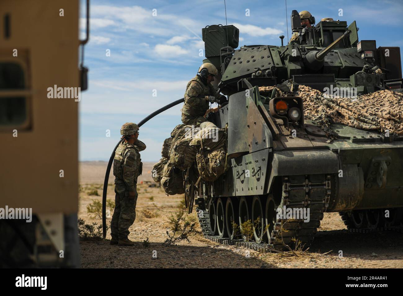 A U.S. Army Soldiers assigned to the "Spartan Brigade," 2nd Armored ...