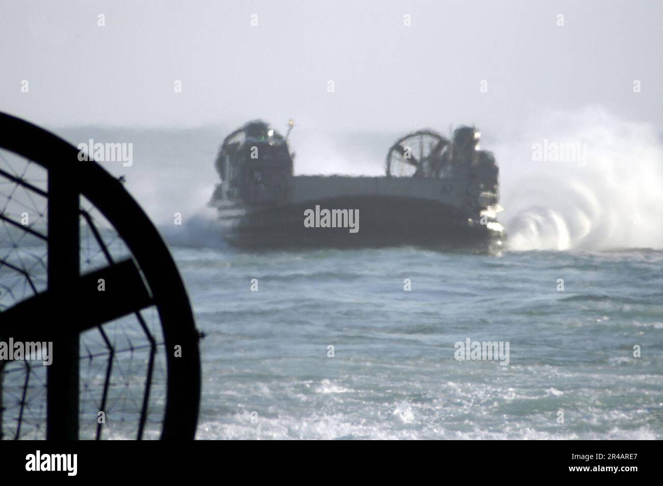 US Navy A Landing Craft, Air Cushion (LCAC), assigned to Assault Craft ...