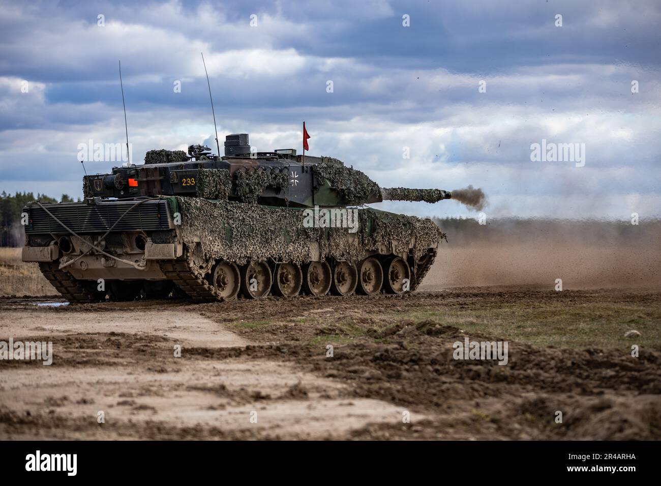 German soldiers assigned to the 93 Armored Demonstration Battalion, 9th Panzerlehr Brigade, 1st ...