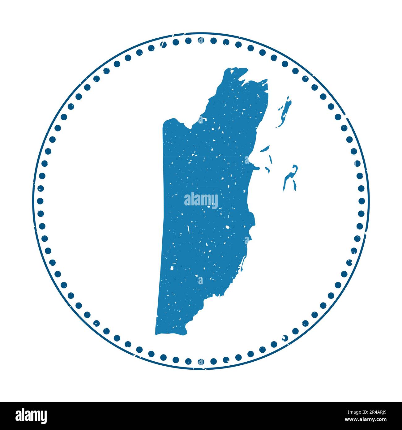 Belize sticker. Travel rubber stamp with map of country, vector ...