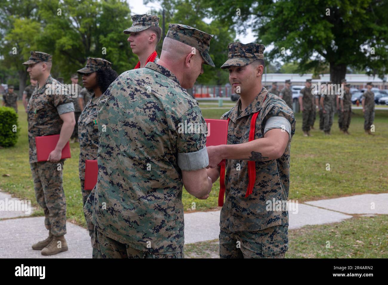 U.S. Marine Corps Cpl. Reid Kirk, a CBRN defense specialist with the ...
