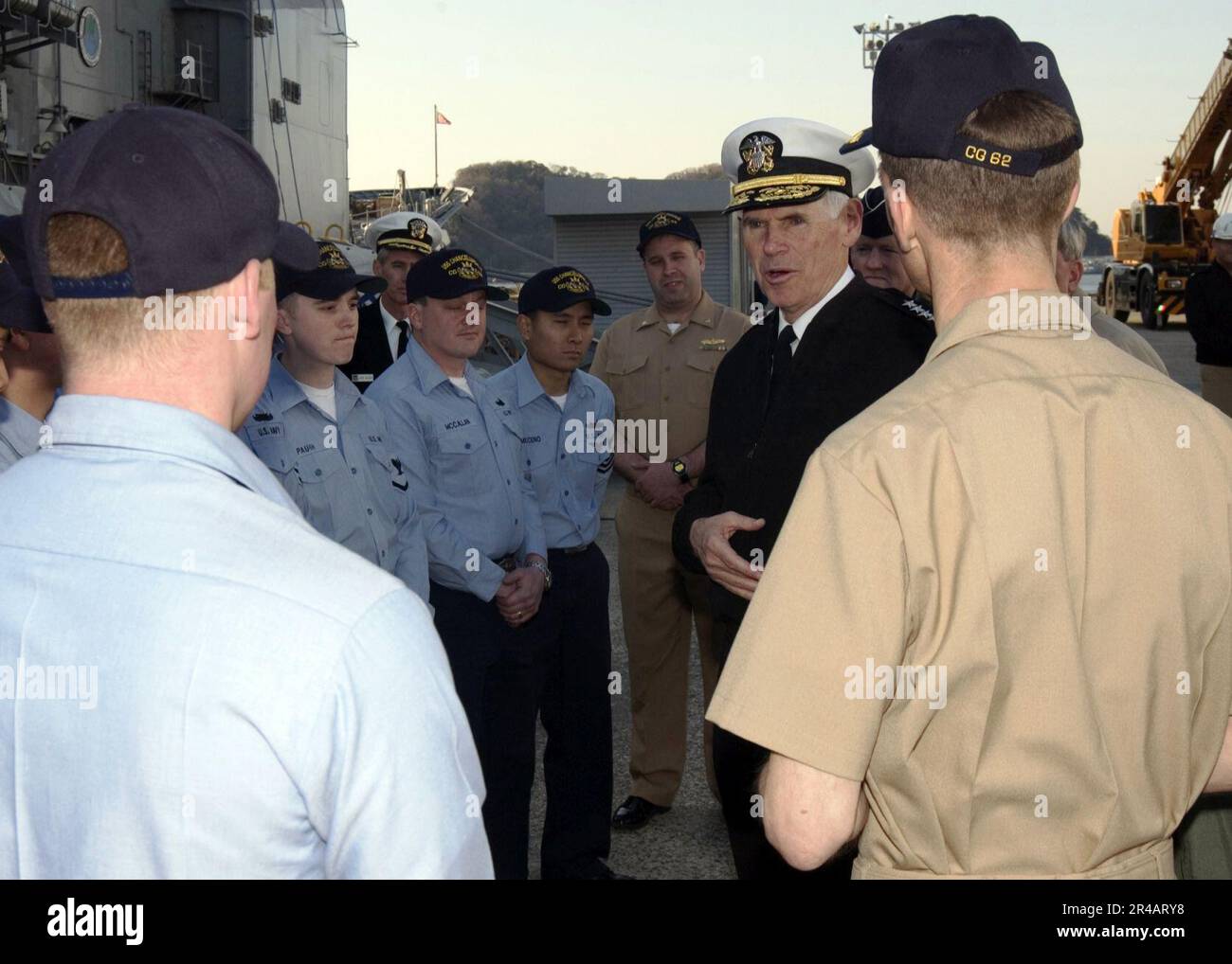 US Navy Commander, U.S. Pacific Command, Adm. William J. Fallon speaks ...