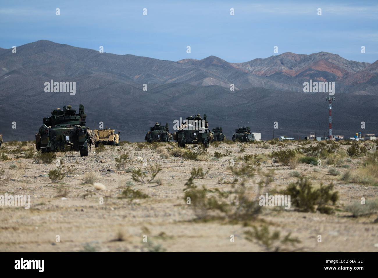 A group of modernized M2A4 Bradley Fighting Vehicles, assigned to the ...