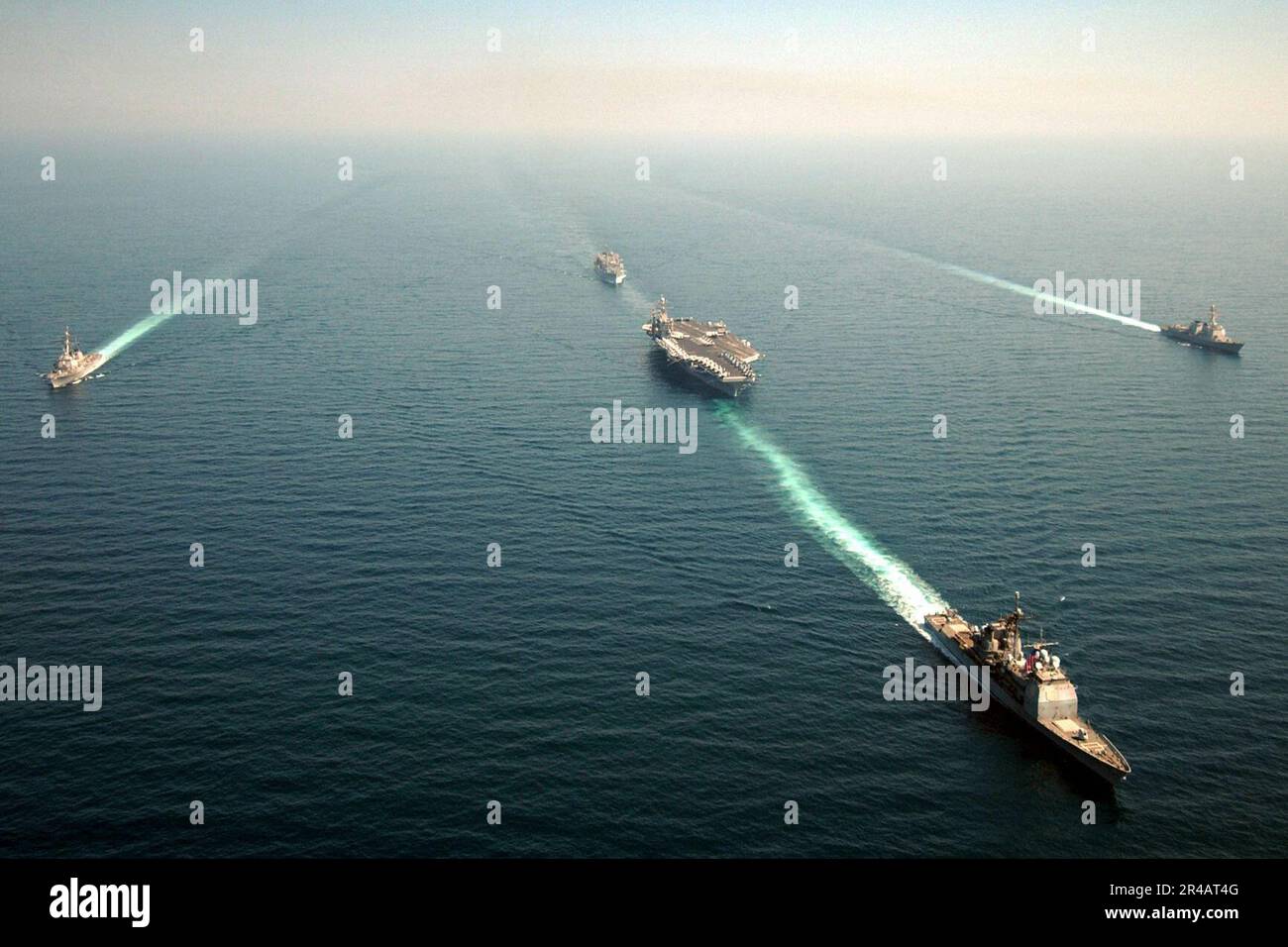 US Navy The USS Harry S. Truman (CVN 75) Strike Group shown in ...