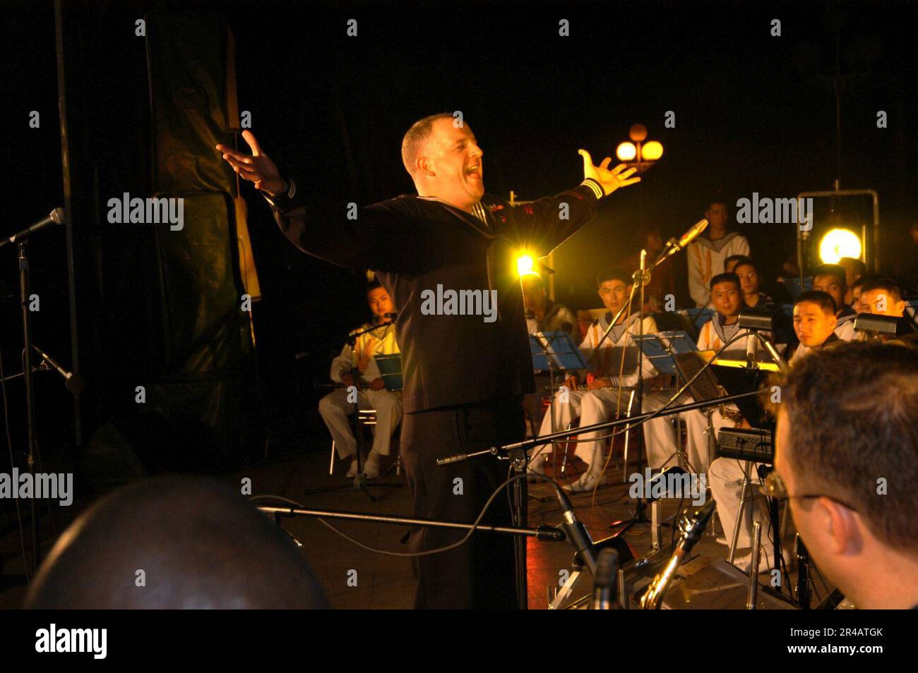 US Navy Musician 2nd Class along with the U.S. Seventh Fleet Band ...