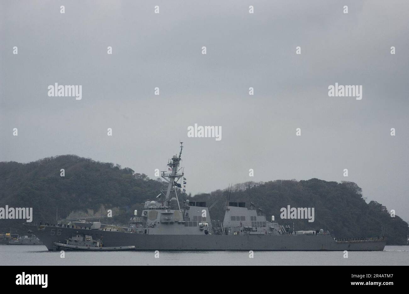 US Navy The Arleigh Burke-class guided missile destroyer USS John S ...