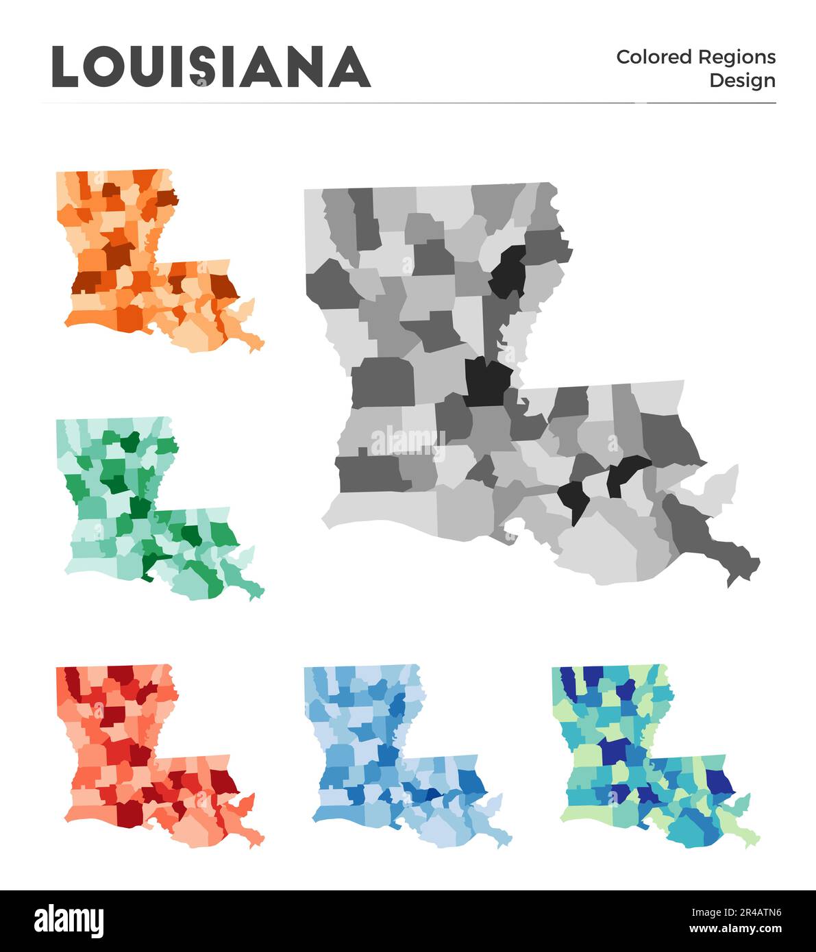 Louisiana map collection. Borders of Louisiana for your infographic ...