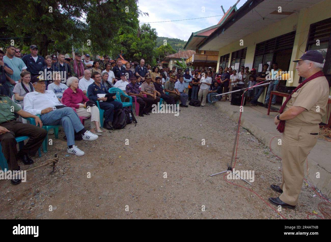 US Navy Commander, Task Force Group 73.1,Commodore Timothy McCully ...