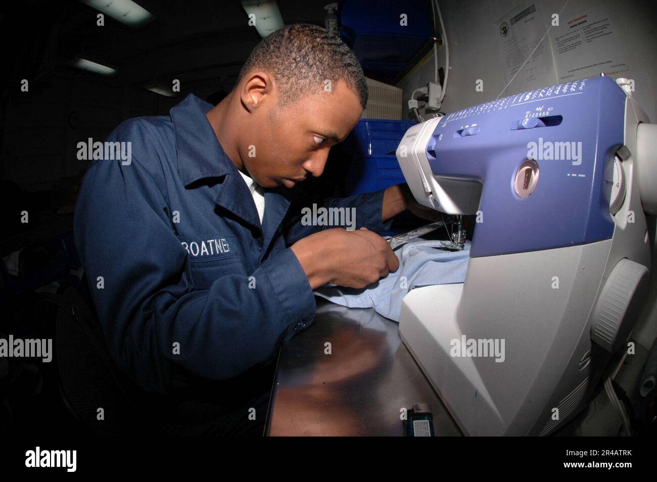 US Navy Boatswain's Mate Seaman assigned to Deck Department's ...