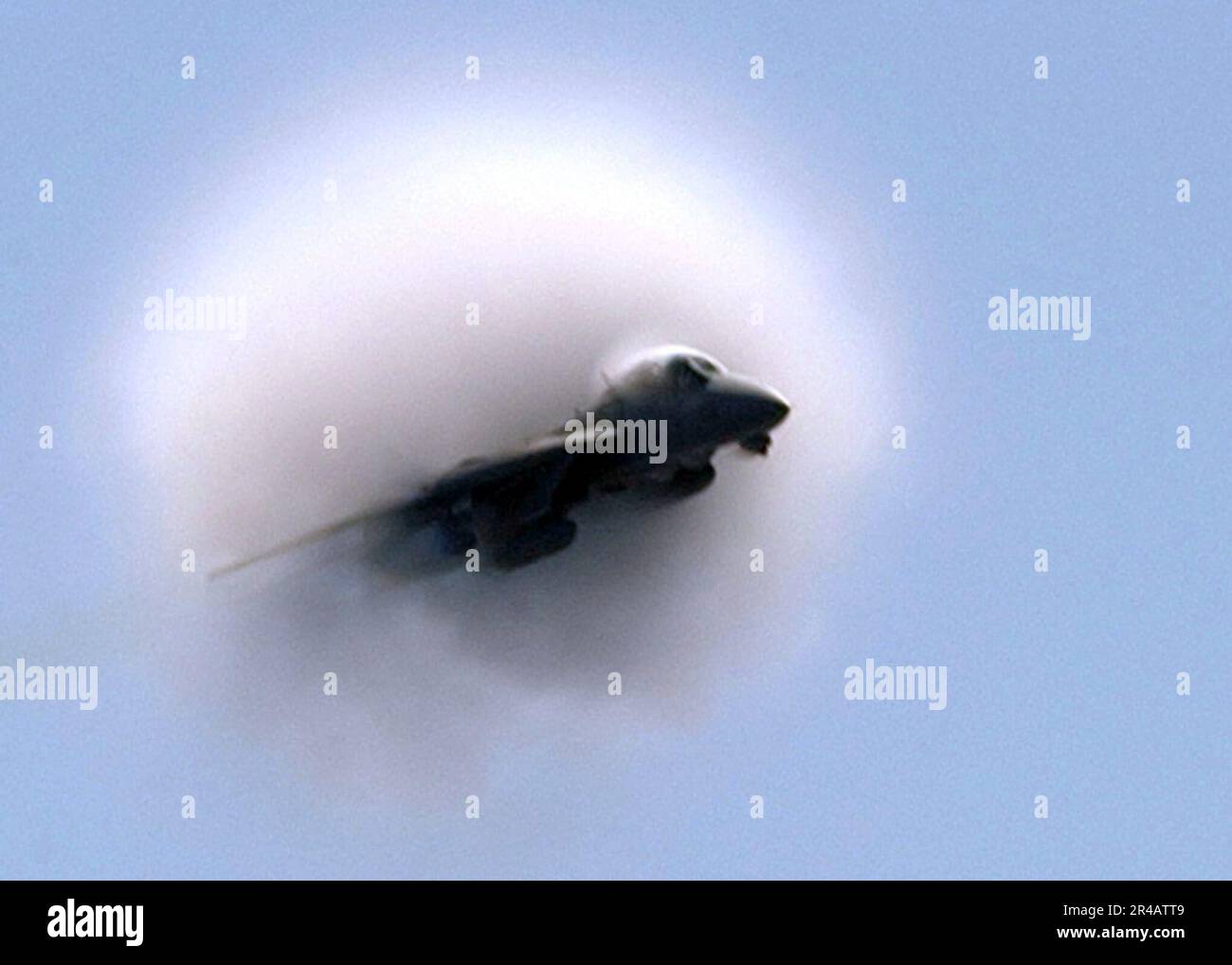 US Navy An F-14B Tomcat breaks the sound barrier during the supersonic ...