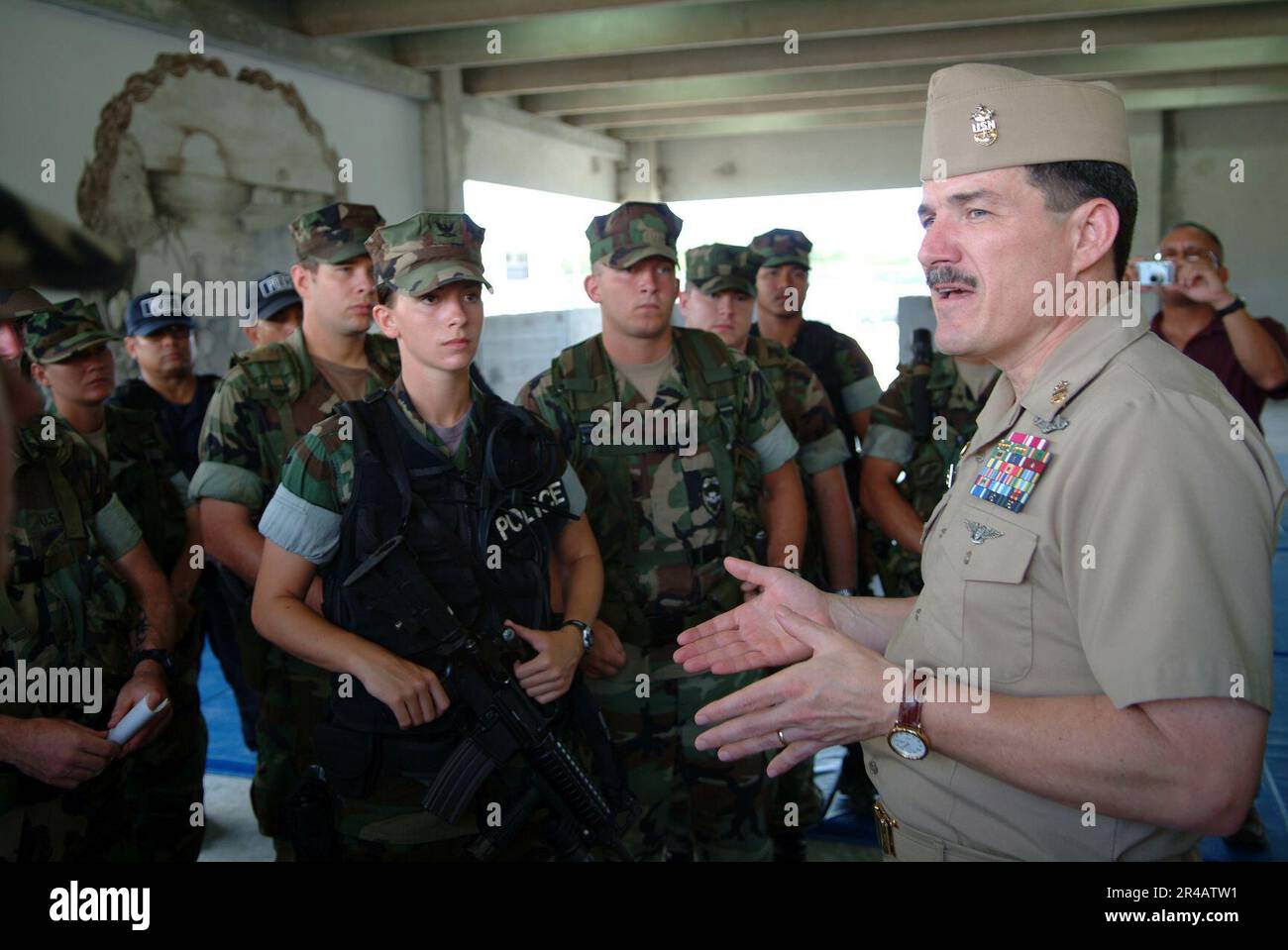 US Navy Master Chief Petty Officer of the Navy (MCPON) Terry Scott ...