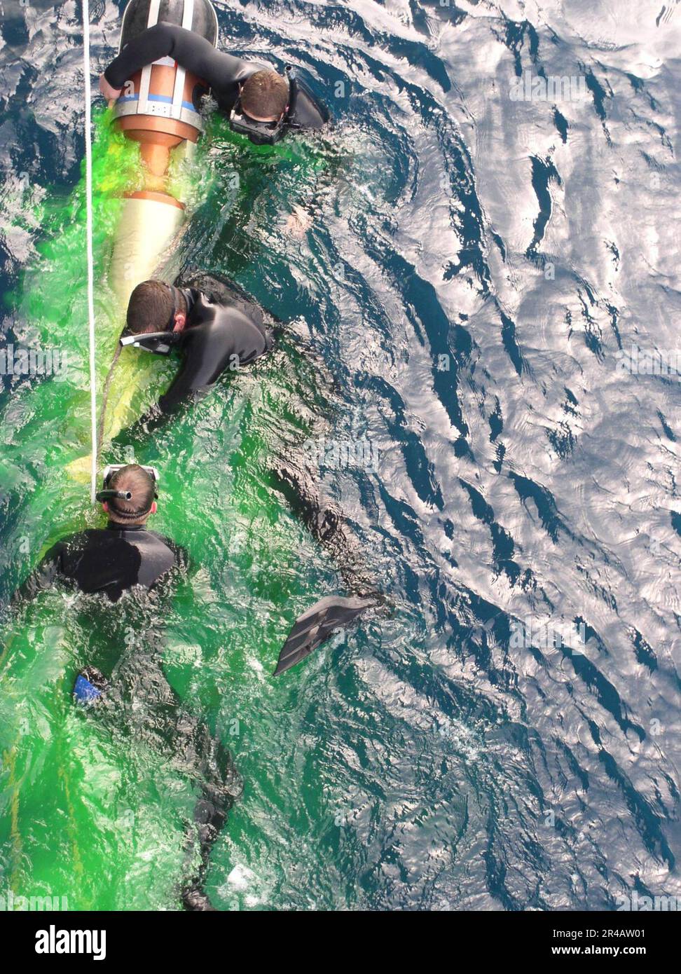 US Navy Navy Search and Rescue swimmers assigned to guided-missile ...
